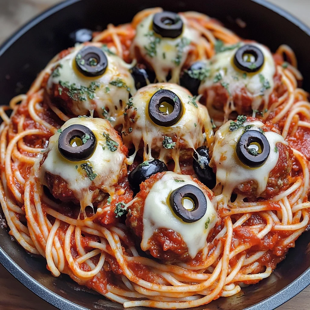 Spooky Spaghetti & Eyeballs